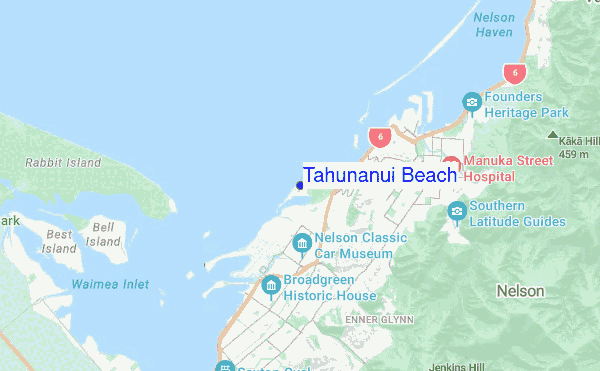 Tahunanui Beach Surf Forecast and Surf Report