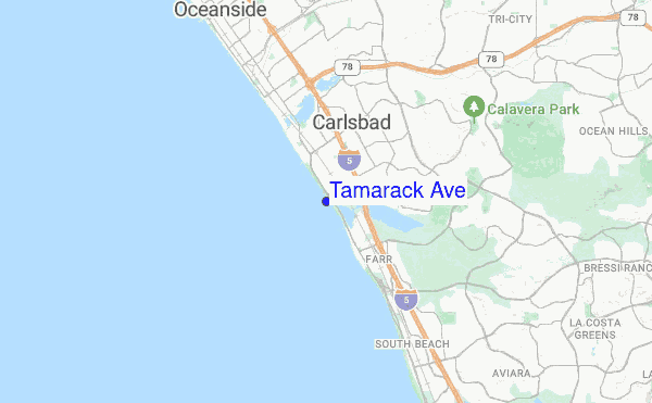 Tamarack Ave. Surf Forecast and Surf Report