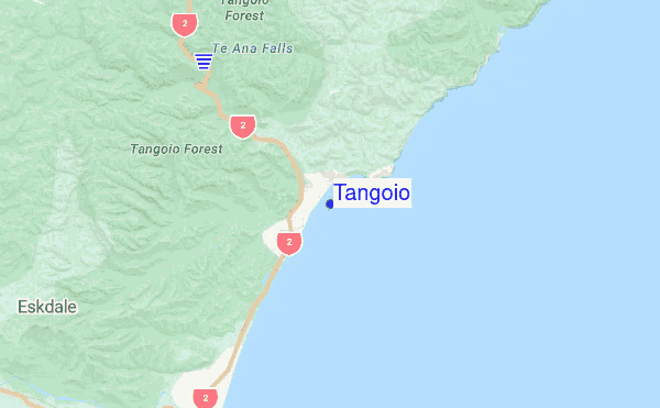 Tangoio 48 hour detailed Surf Forecast