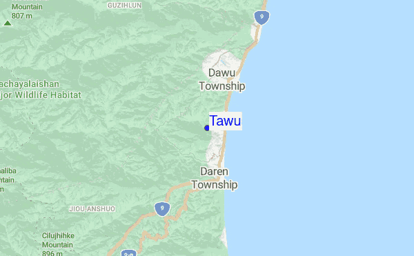 Tawu Surf Forecast and Surf Report