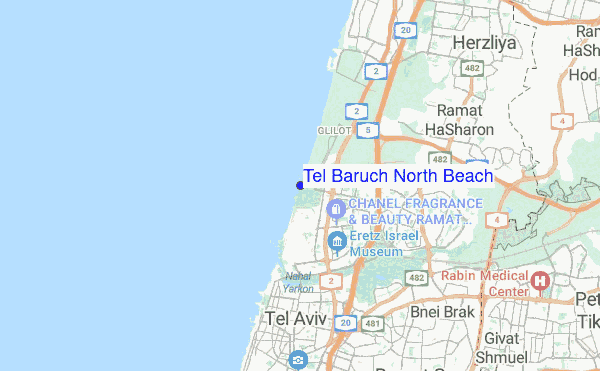 Tel Baruch North Beach 48 hour detailed Surf Forecast