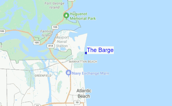 The Barge 48 hour detailed Surf Forecast