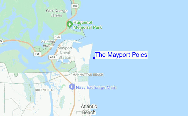 The Mayport Poles Surf Forecast and Surf Report