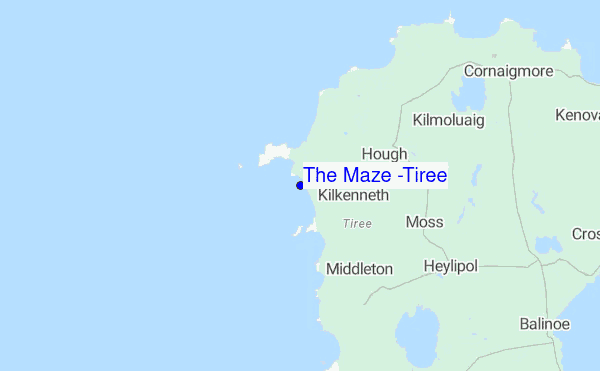 The Maze (Tiree) 48 hour detailed Surf Forecast