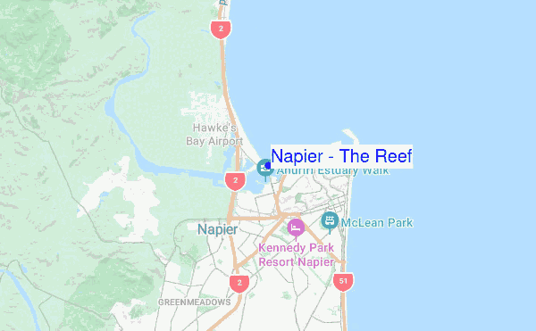 Napier - The Reef Surf Forecast and Surf Report