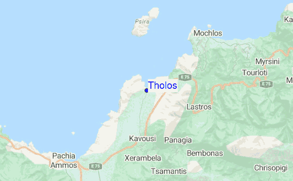 Tholos Surf Forecast and Surf Report