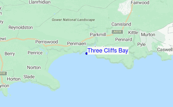 Three Cliffs Bay Surf Forecast and Surf Reports (Wales - Gower, UK)