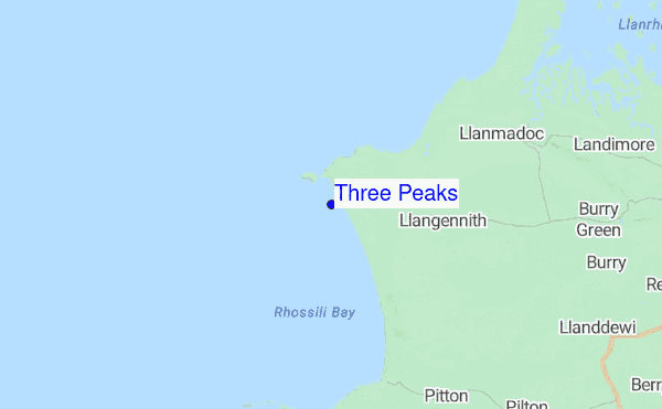 Three Peaks 48 hour detailed Surf Forecast