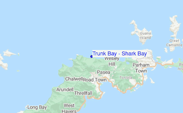 Trunk Bay - Shark Bay Surf Forecast and Surf Reports (Tortola, British ...