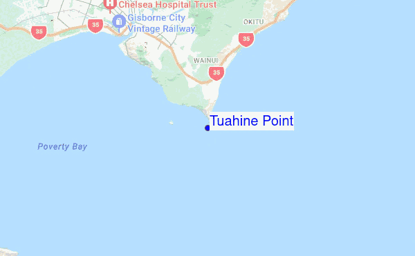 Tuahine Point Surf Forecast and Surf Report
