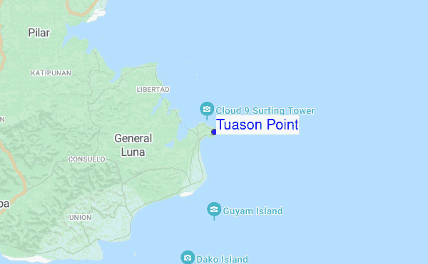 Tuason Point Surf Forecast and Surf Report