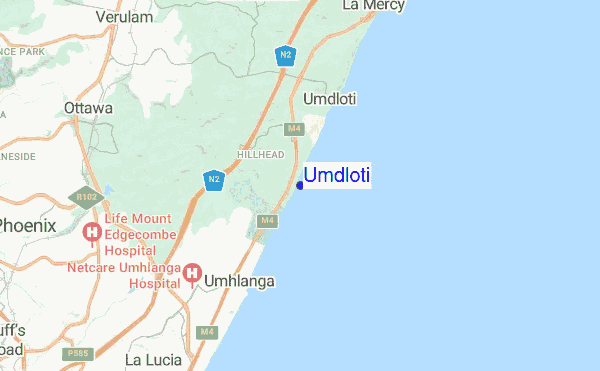 Umdloti Surf Forecast and Surf Reports (KZN North, South Africa)