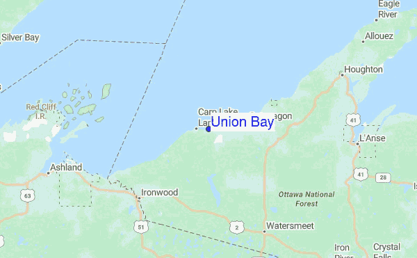 Union Bay Surf Forecast and Surf Reports (Lake Superior, USA)