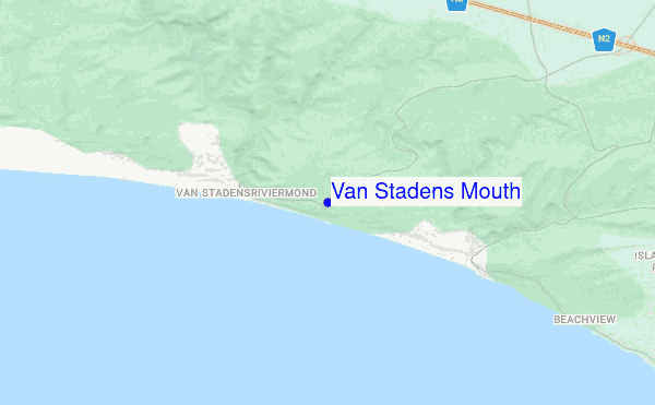 Van Stadens Mouth 48 hour detailed Surf Forecast