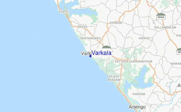 Varkala 48 hour detailed Surf Forecast