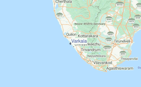 Varkala Surf Forecast and Surf Reports (Kerala, India)