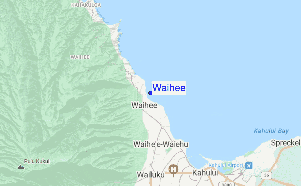 Waihee Surf Forecast and Surf Report