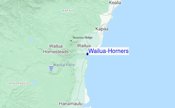 Wailua/Horners Surf Forecast and Surf Report