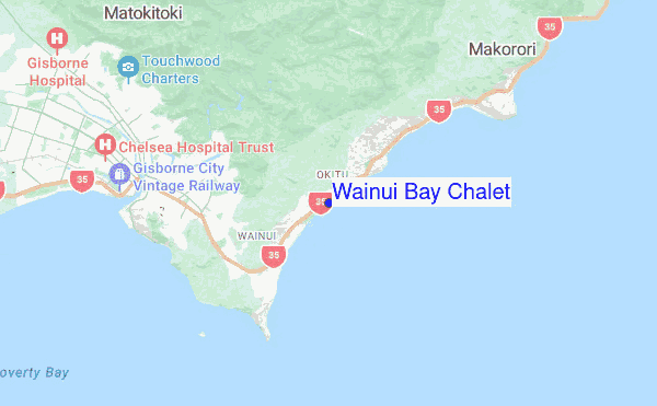 Wainui Bay Chalet 48 hour detailed Surf Forecast