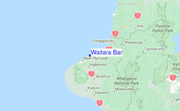 Waitara Bar Surf Forecast and Surf Reports (Taranaki, New Zealand)
