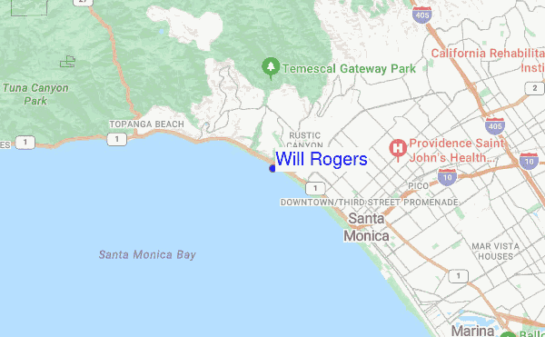 Will Rogers 48 hour detailed Surf Forecast