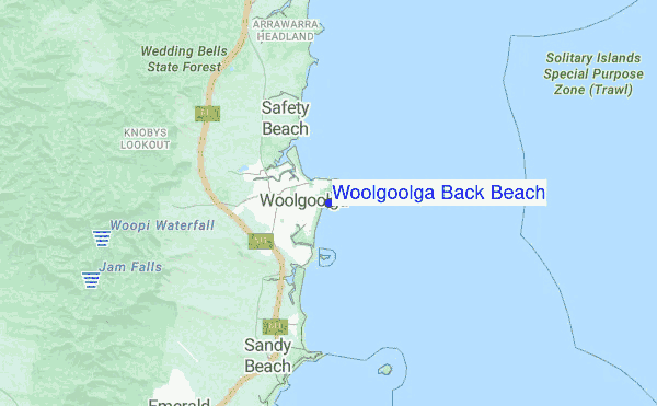 Woolgoolga Back Beach 48 hour detailed Surf Forecast